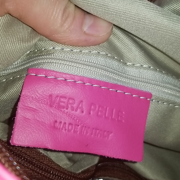 Vera Pelle | Bags | Genuine Italian Leather Crossbody Messenger Bag ...